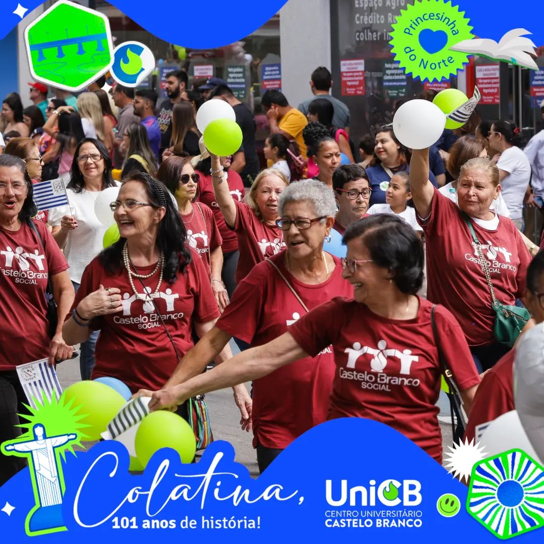 Colatina, 101 anos de história! 🎁 - Centro Universitário Castelo Branco