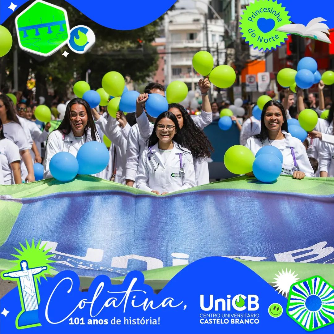 Colatina, 101 anos de história! 🎁 - Centro Universitário Castelo Branco