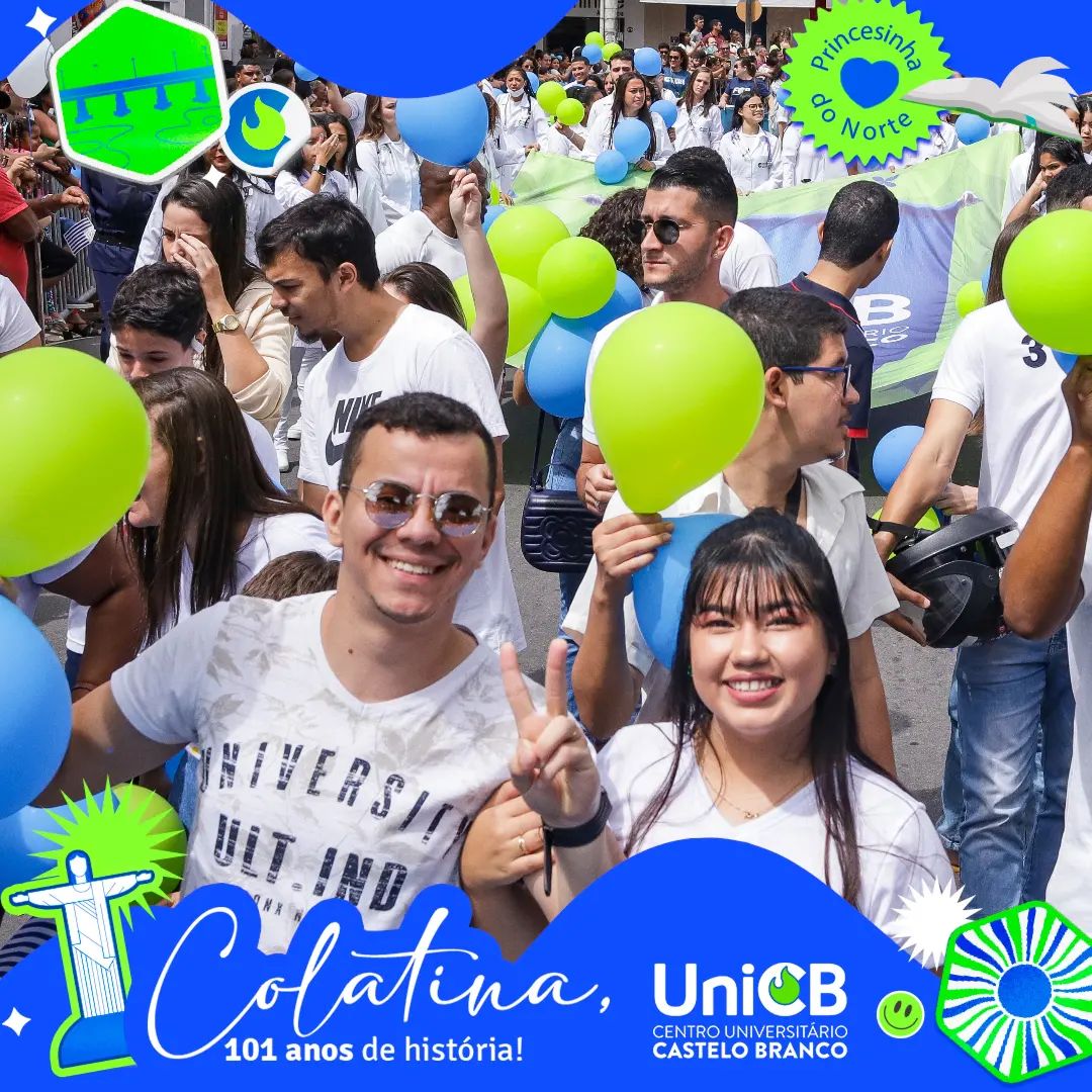 Colatina, 101 anos de história! 🎁 - Centro Universitário Castelo Branco
